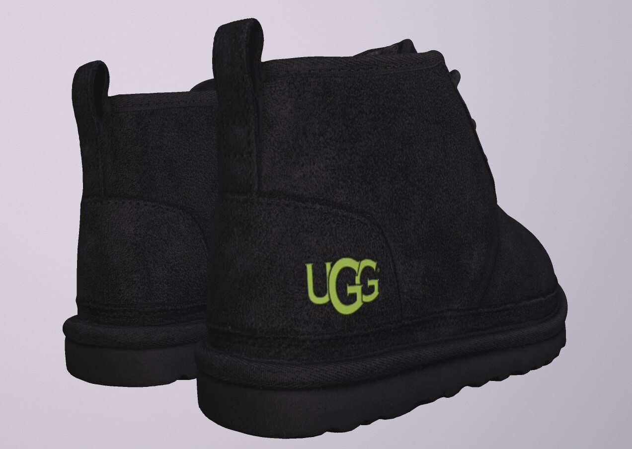 ArtStation - UGG WINTER SHOES low-poly PBR | Game Assets