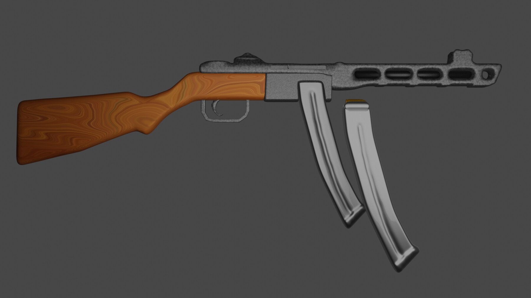 ArtStation - Basic PPSh Model | Game Assets