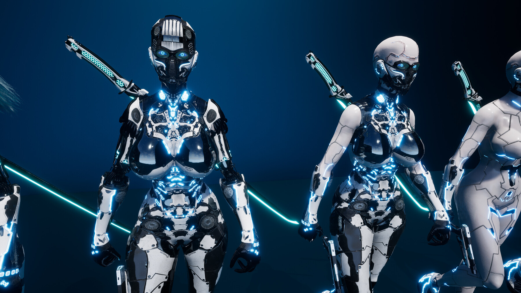 ArtStation - Robot Girl 2 | Game Assets