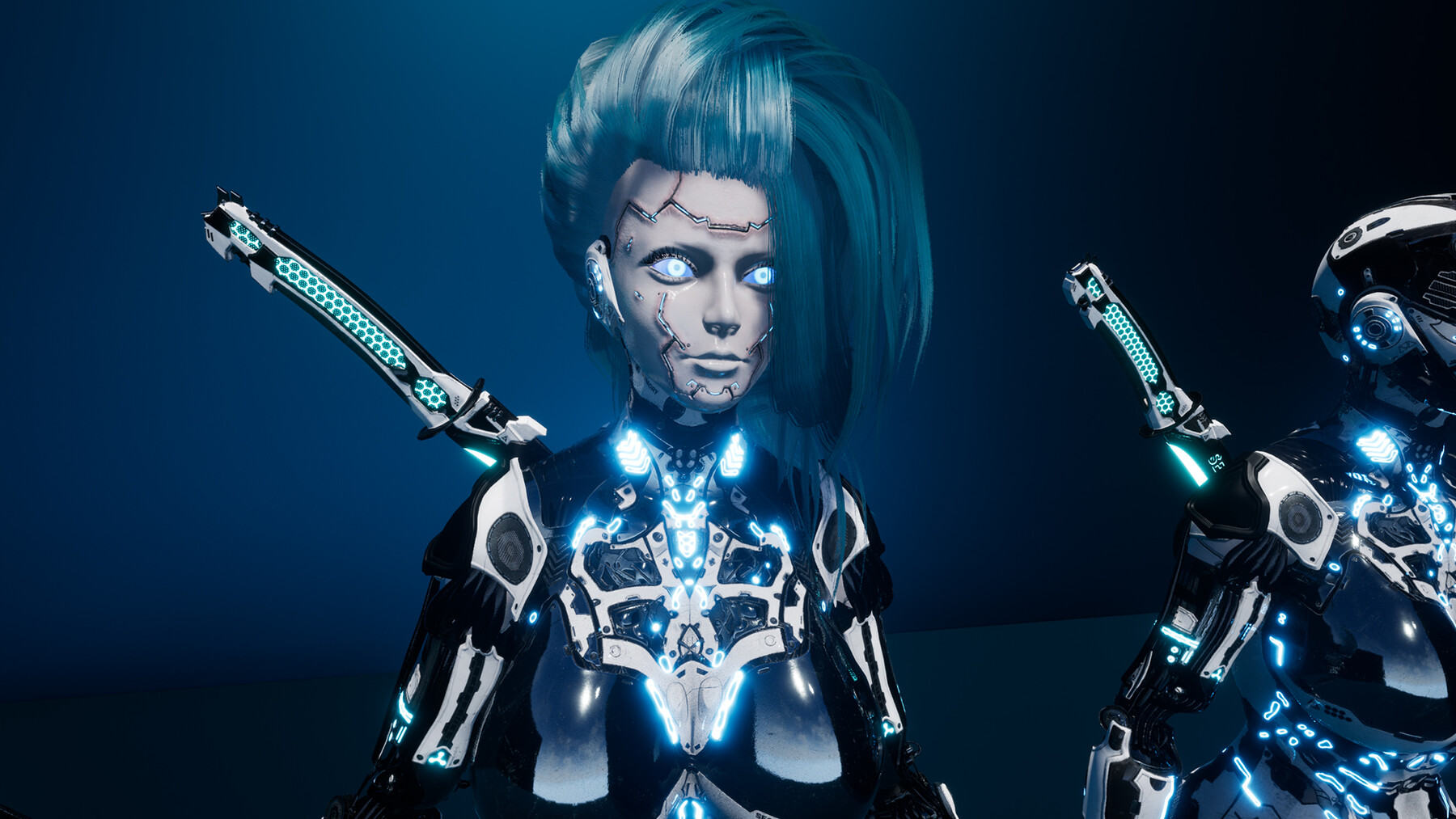 ArtStation - Robot Girl 2 | Game Assets