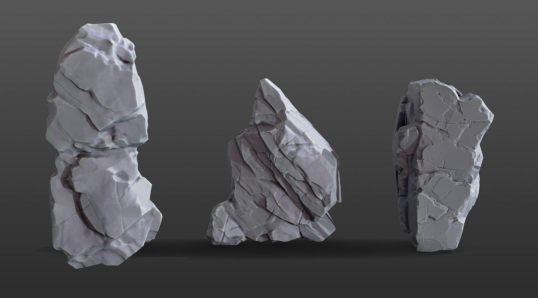 ArtStation - Stylized Modular Rocks - 3D Assets | Game Assets