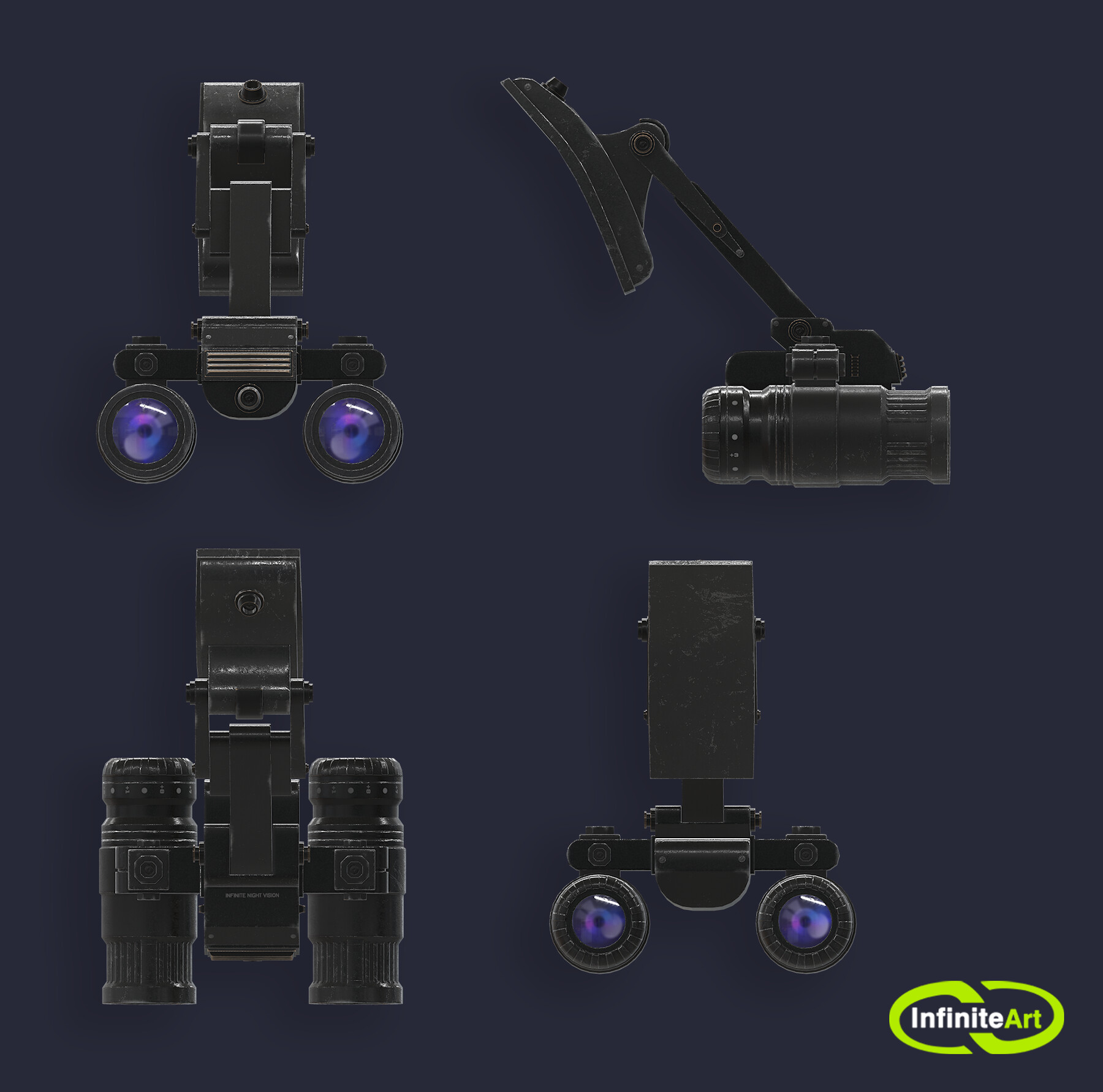 ArtStation - Night Vision goggles | Game Assets