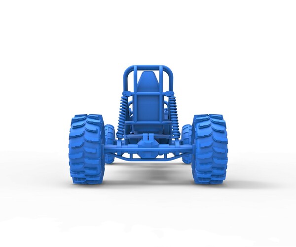 ArtStation - 3D printable Diecast Mud dragster Scale 1 to 25 | Resources