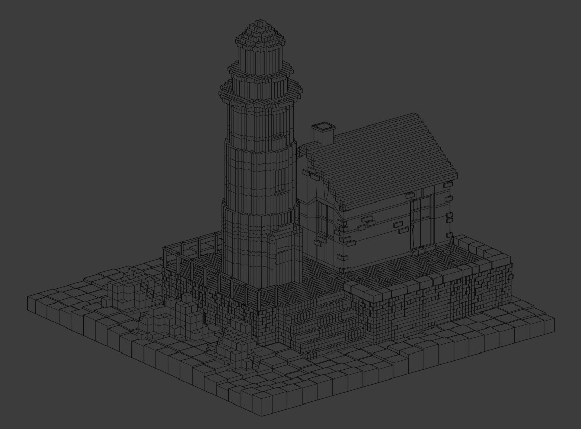 ArtStation - Lighthouse Voxel | Game Assets