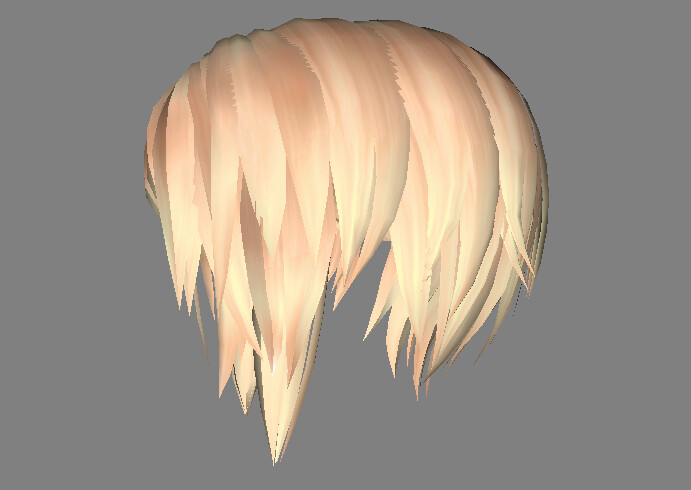 ArtStation - Female hair | Game Assets