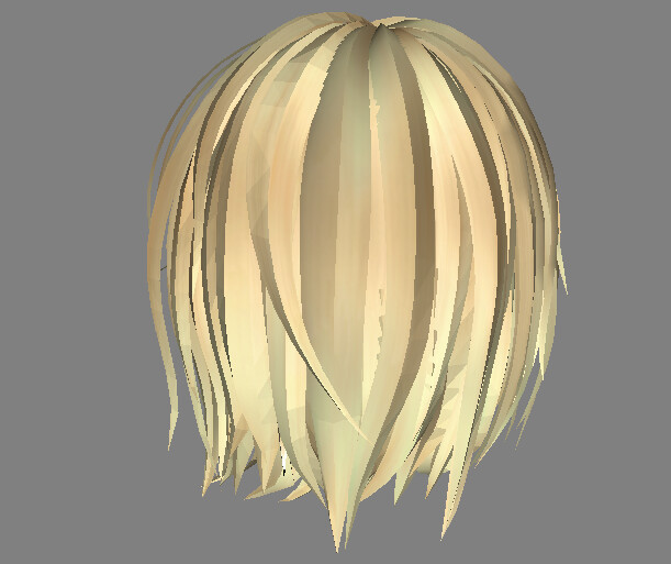 ArtStation - Female hair | Game Assets