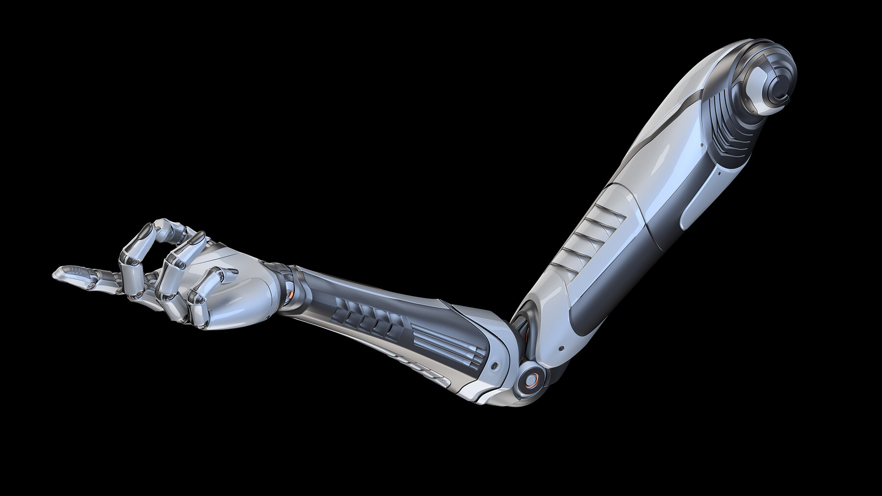 ArtStation - Sci - Fi Robot Woman Arm - Rigged 3D model | Resources
