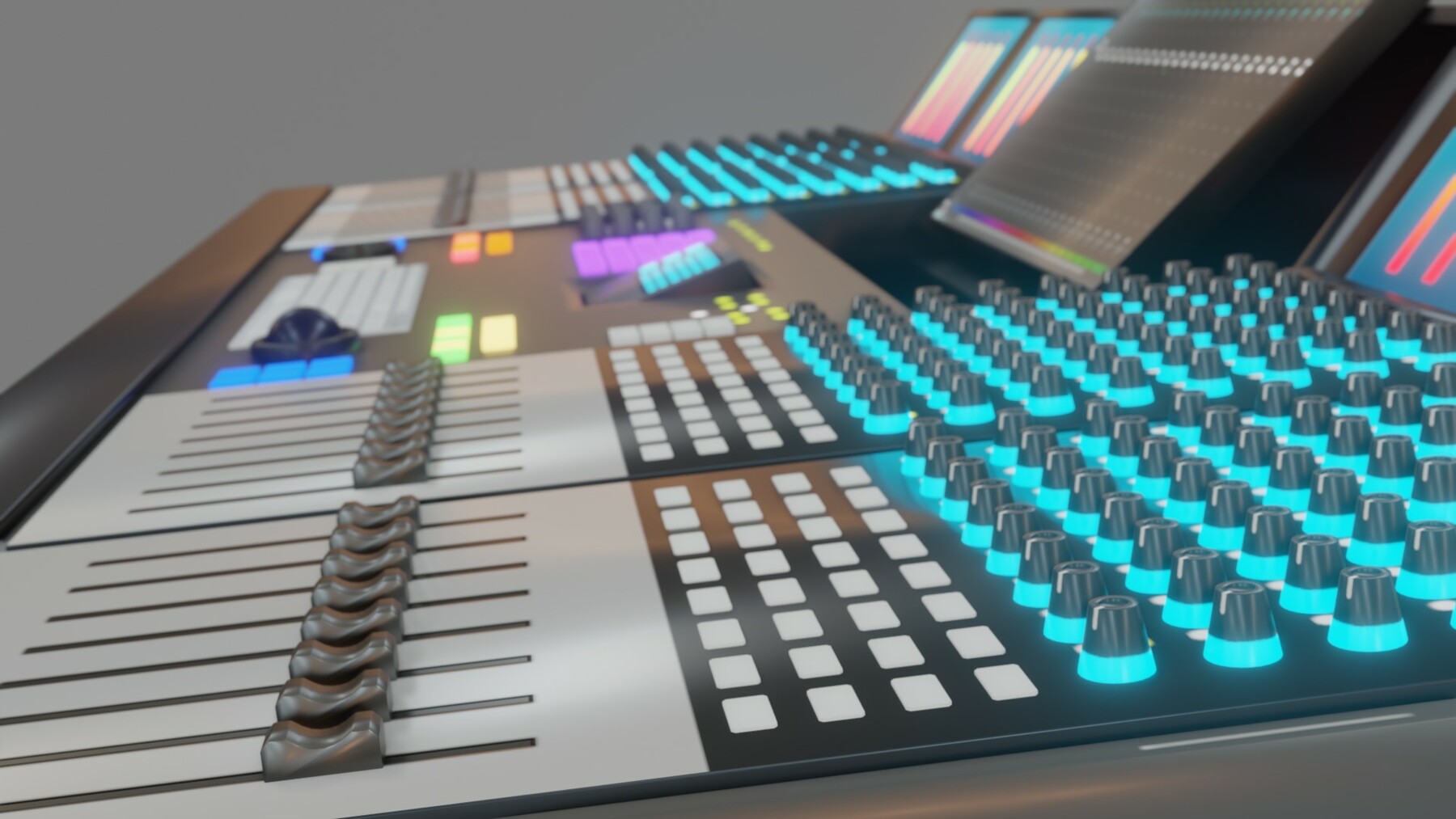 ArtStation - Digital Audio Mixer - Low Poly - Game Ready - PBR | Game ...