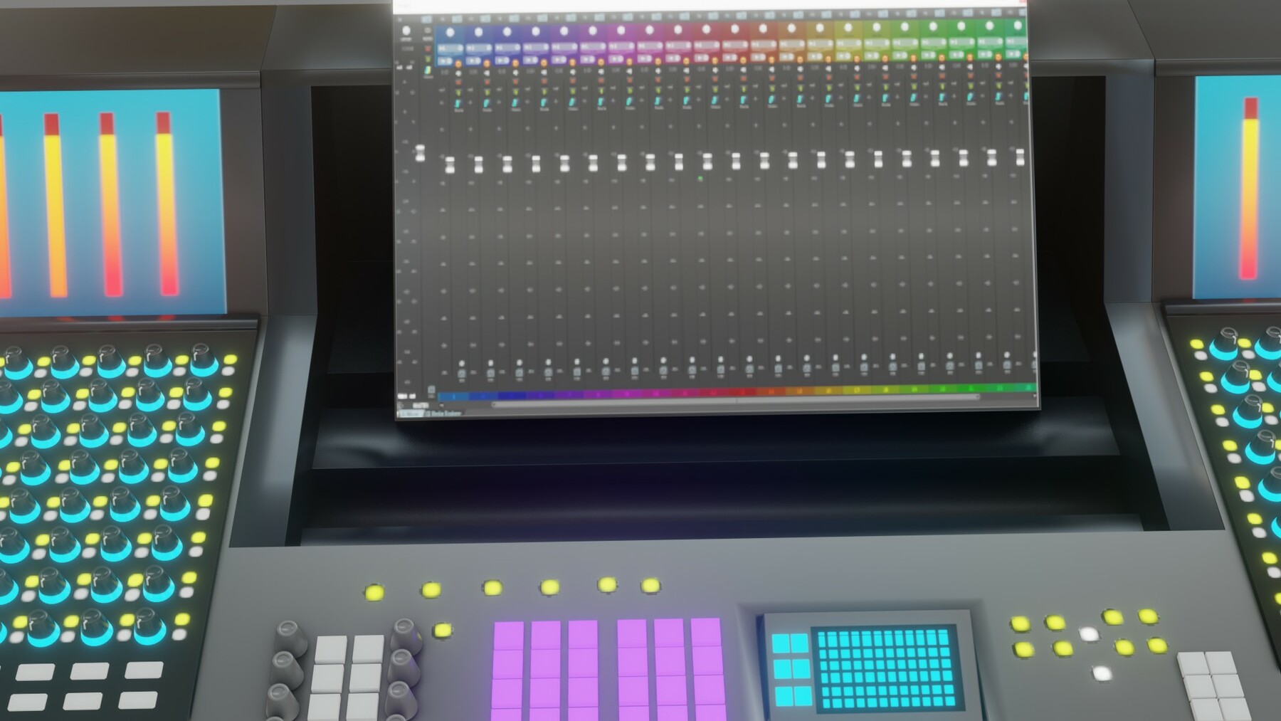 ArtStation - Digital Audio Mixer - Low Poly - Game Ready - PBR | Game ...