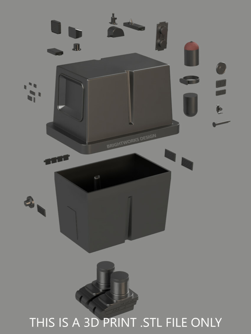 ArtStation - GONK Droid - 3D Print .STL File | Resources