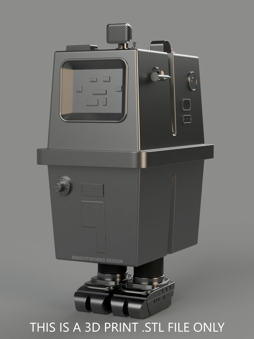 ArtStation - GONK Droid - 3D Print .STL File | Resources