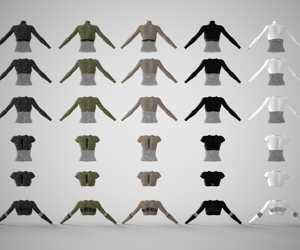 ArtStation - Jacqueline Outfit for Genesis 8 / 8.1 | Game Assets