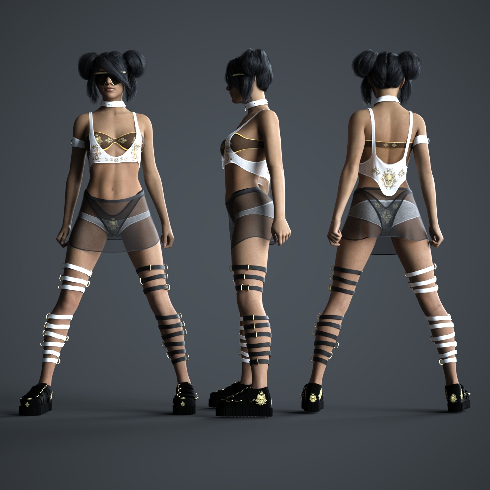 ArtStation - Hypno Girl Addon for Genesis 8 and 8.1 | Game Assets