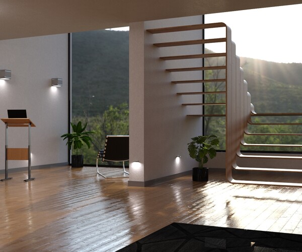 ArtStation - Cozy House For DAZ3D (including Christmas Edition) | Game ...