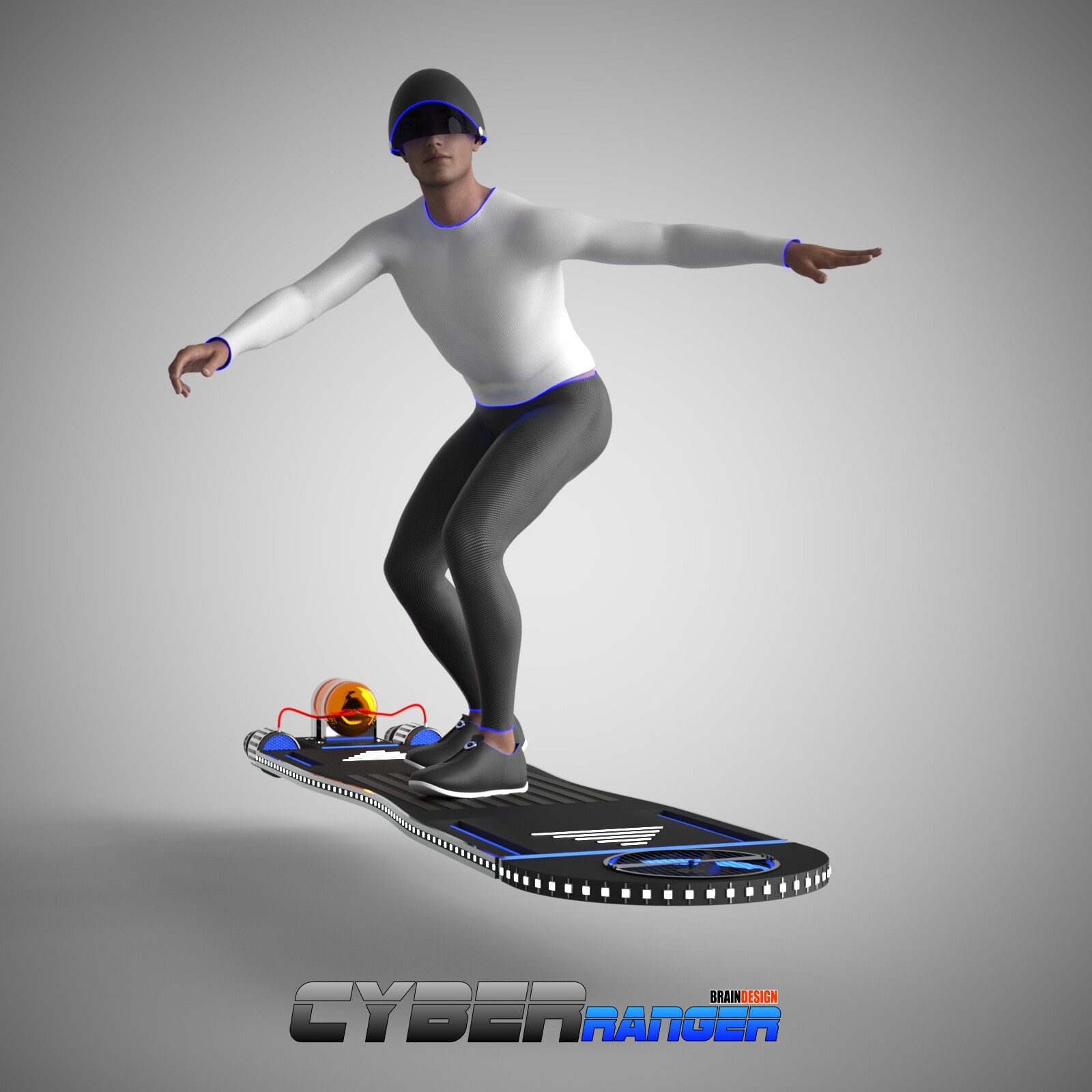 ArtStation - Cyber Ranger for Genesis 8 and 8.1 Male | Game Assets