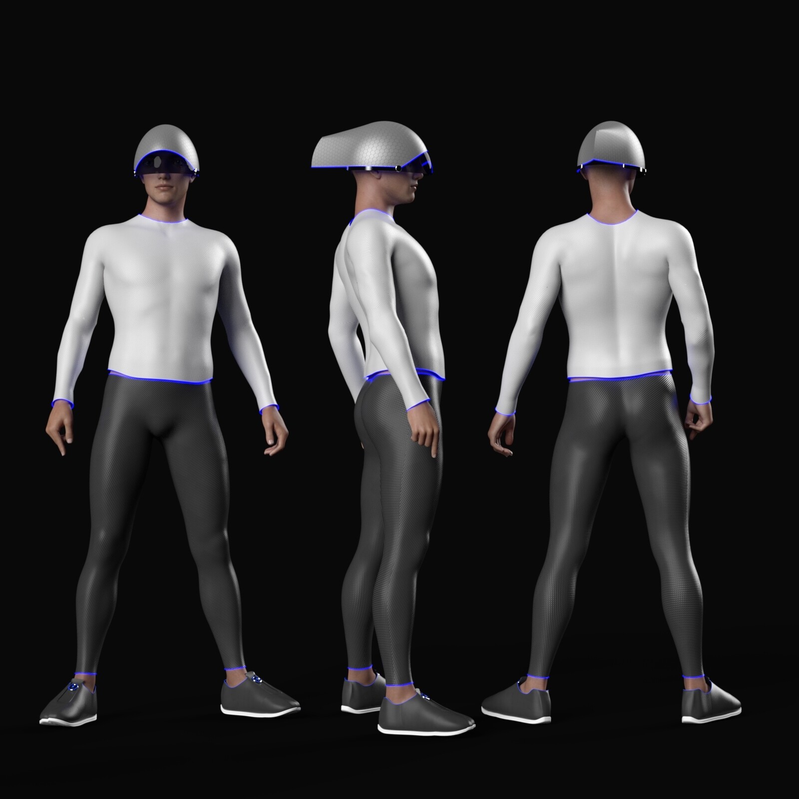 ArtStation - Cyber Ranger for Genesis 8 and 8.1 Male | Game Assets