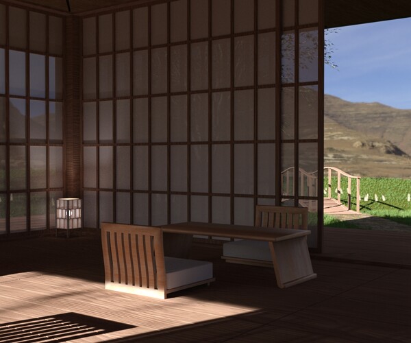 ArtStation - Tea House | Game Assets