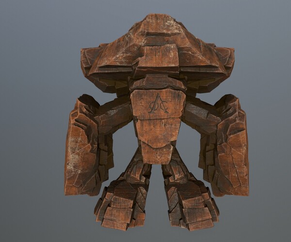 ArtStation - rock monster | Game Assets