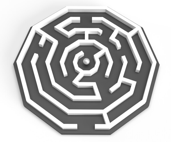 ArtStation - Hexagonal Maze | Resources