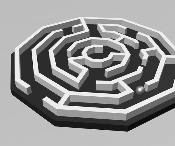 ArtStation - Hexagonal Maze | Resources