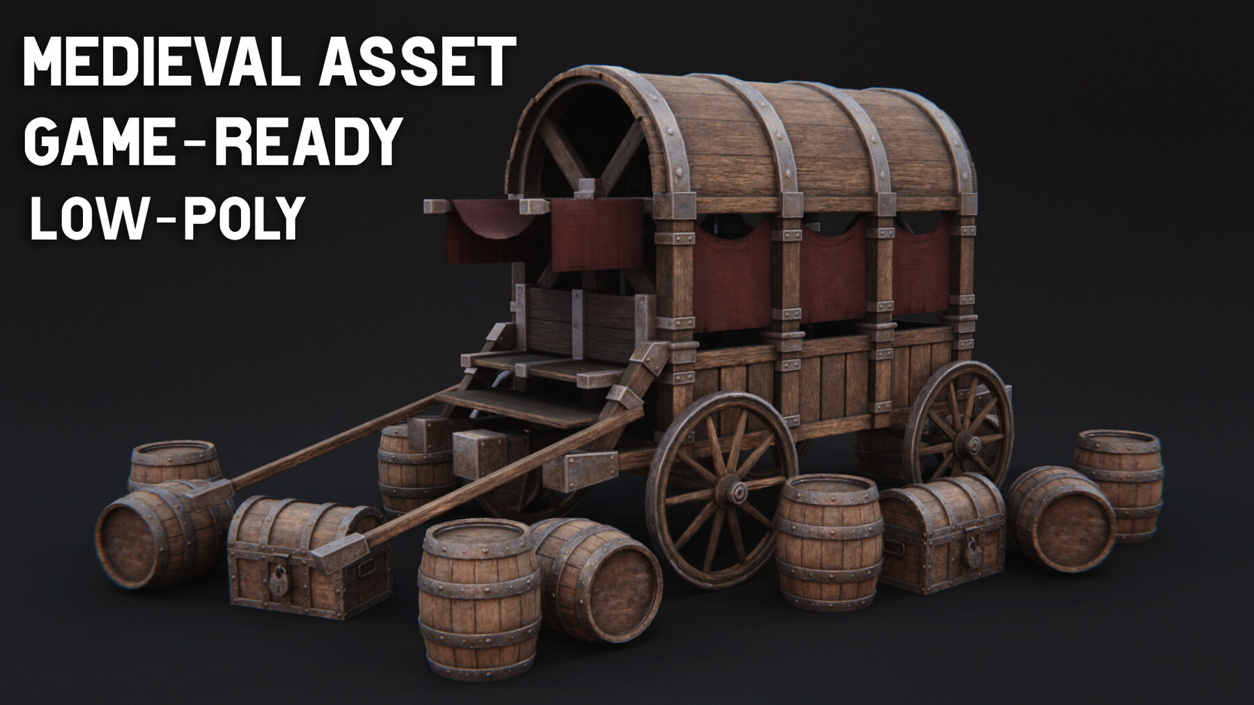 ArtStation - Medieval Asset Game-Ready Low Poly | Game Assets