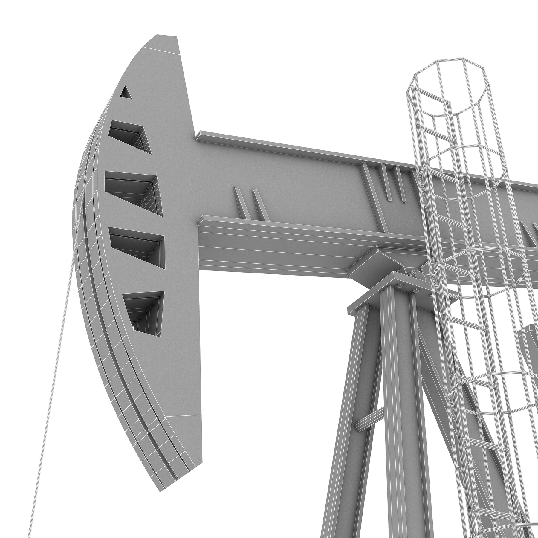 ArtStation - Oil Pump 3d model | Game Assets