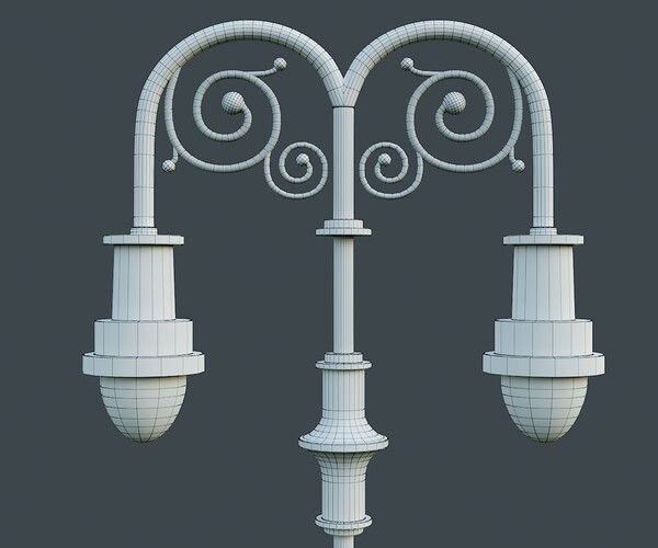 ArtStation - Classic street lamp Collection Vol 2 | Resources
