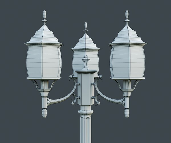 ArtStation - Classic street lamp Collection Vol 2 | Resources