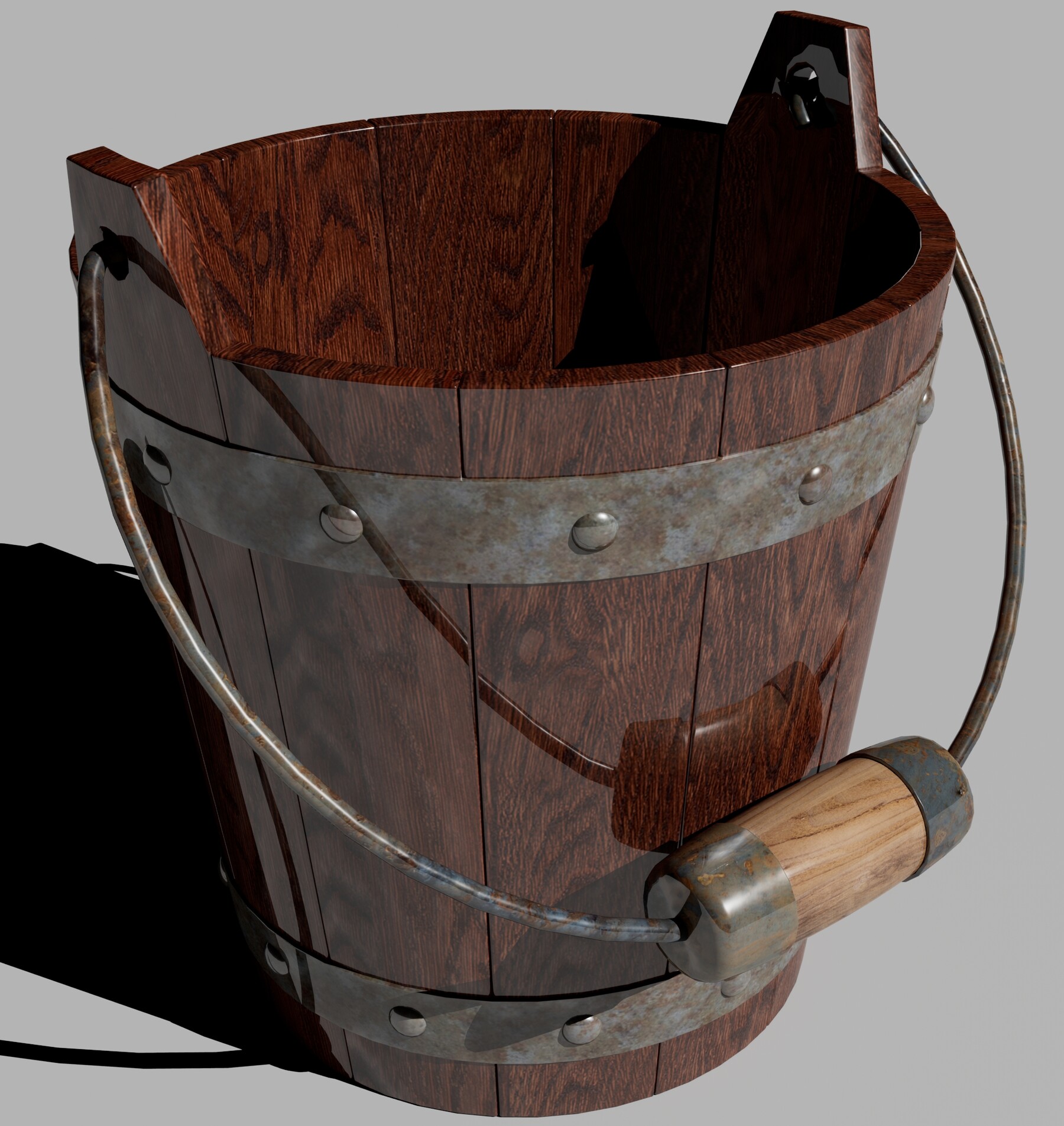 ArtStation - 4K Wooden Bucket | Game Assets