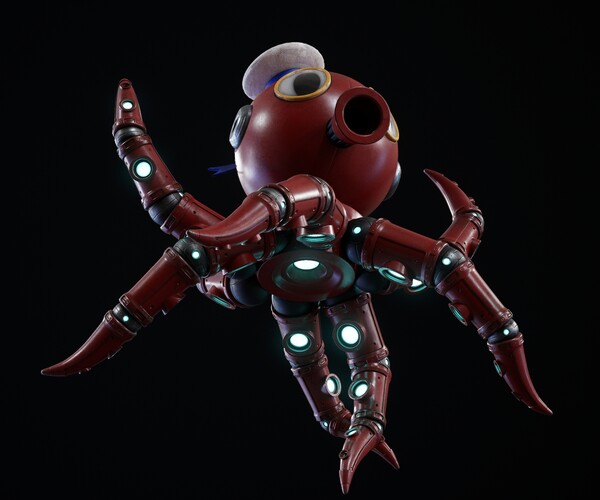 ArtStation - Octo-1 from Voltes V | Game Assets