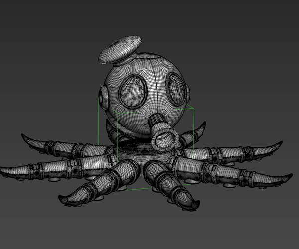 ArtStation - Octo-1 from Voltes V | Game Assets