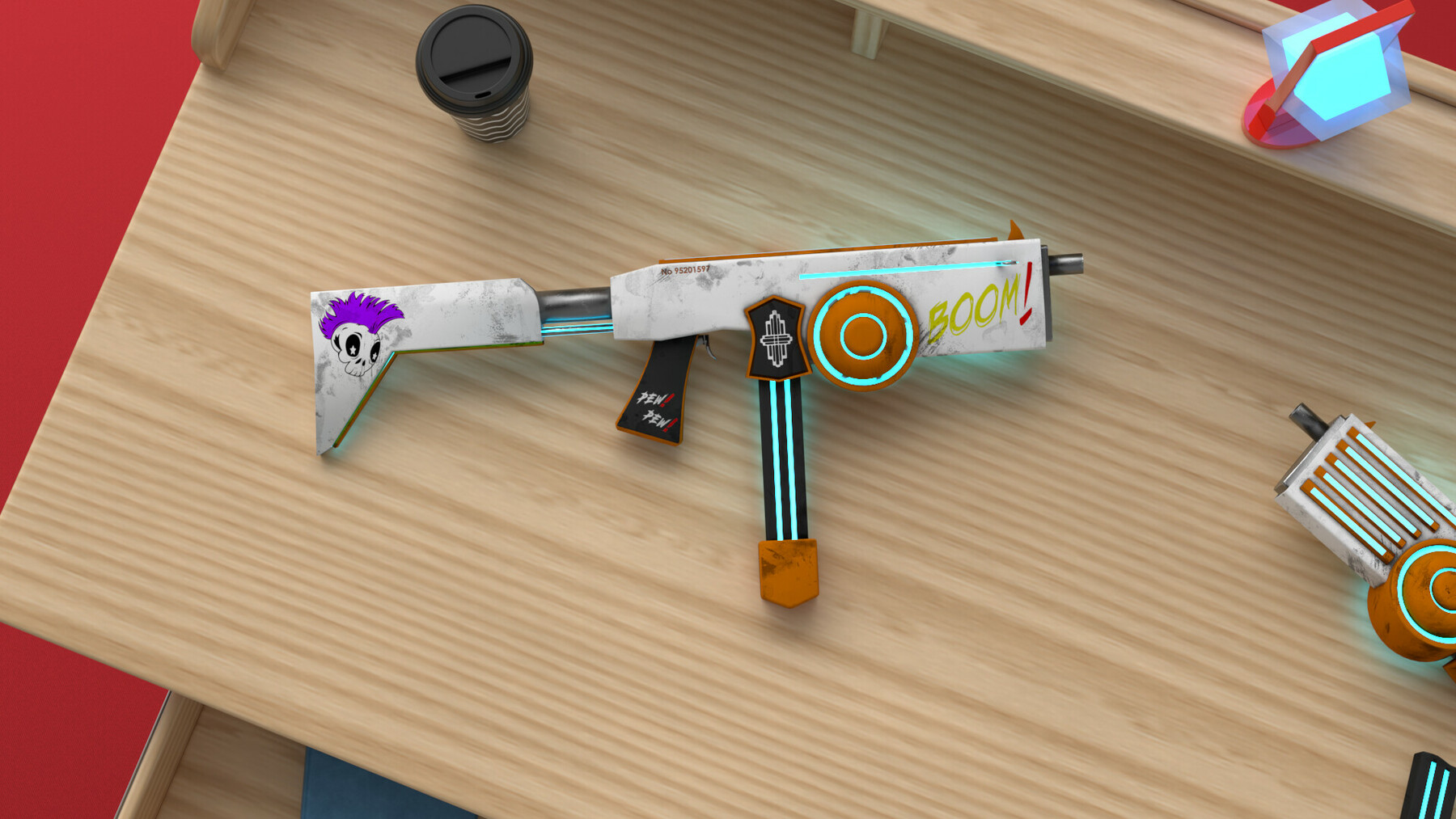 ArtStation - Sci-fi SMG | Game Assets