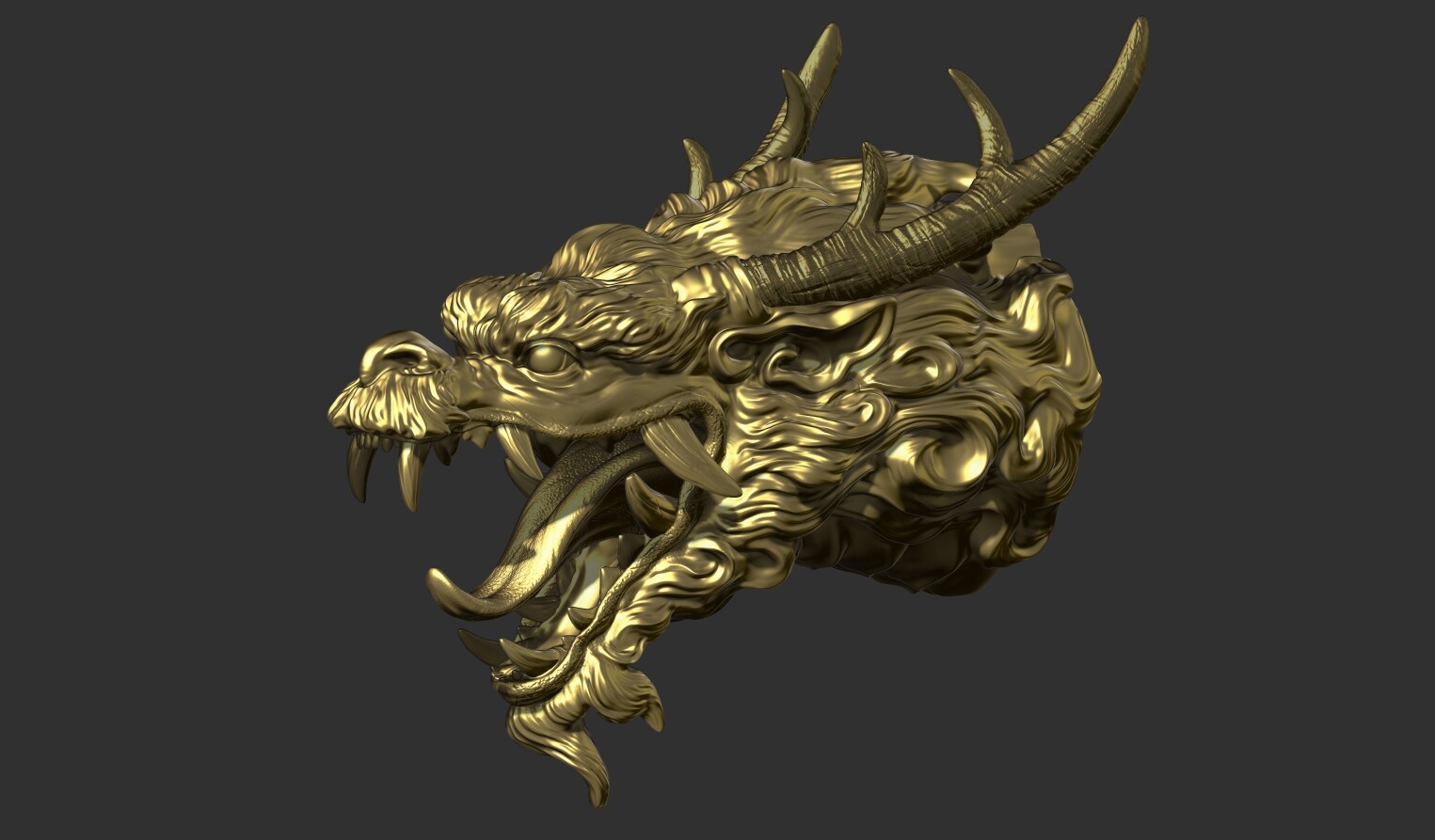 ArtStation - Chinese dragon grin | Resources
