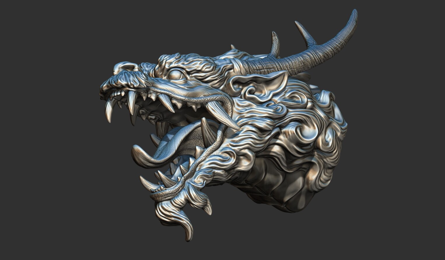 ArtStation - Chinese dragon grin | Resources