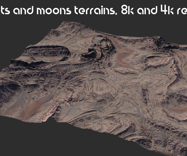 ArtStation - Planets & Moons Terrains Collection Vol.1 | 12 Terrains at ...