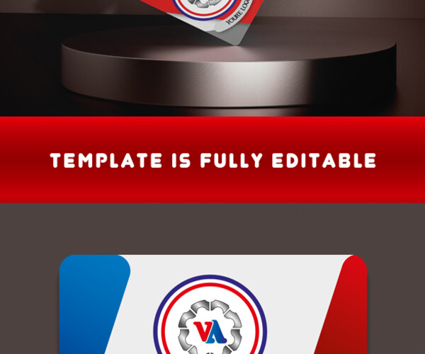 ArtStation - Elegant Techno Business Card I | Artworks