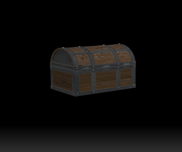 ArtStation - Treasure Chest Box #2 | Game Assets