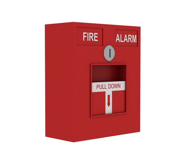 ArtStation - 3D fire alarm model | Game Assets