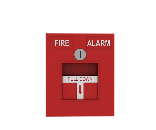 ArtStation - 3D fire alarm model | Game Assets