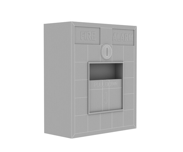 ArtStation - 3D fire alarm model | Game Assets
