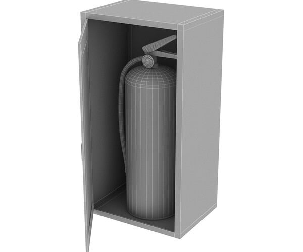 ArtStation - fire extinguisher model model | Game Assets