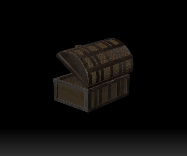 ArtStation - Treasure Chest Box #5 | Game Assets