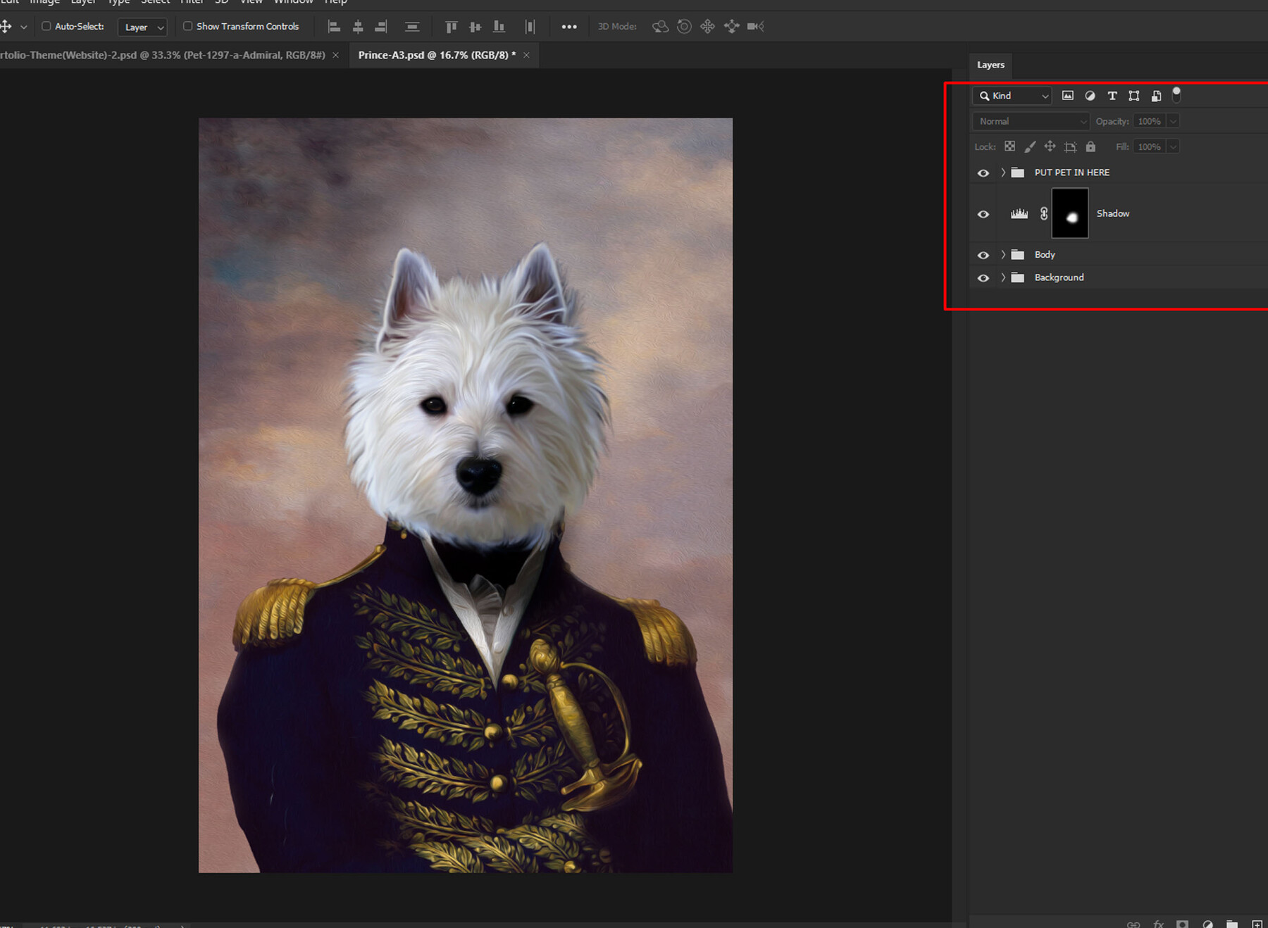 ArtStation - The Prince - Outfit & Costume PSD template | Artworks
