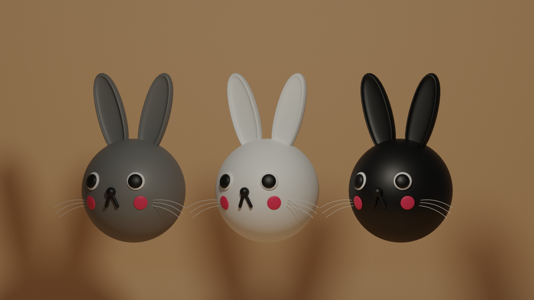 ArtStation - Cartoon Cute Bunny Rabbit Collection 3D Model | Resources