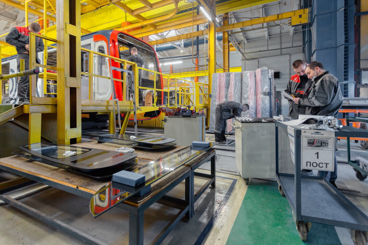 ArtStation - 60 photos of the metro depot, train parking and repair ...