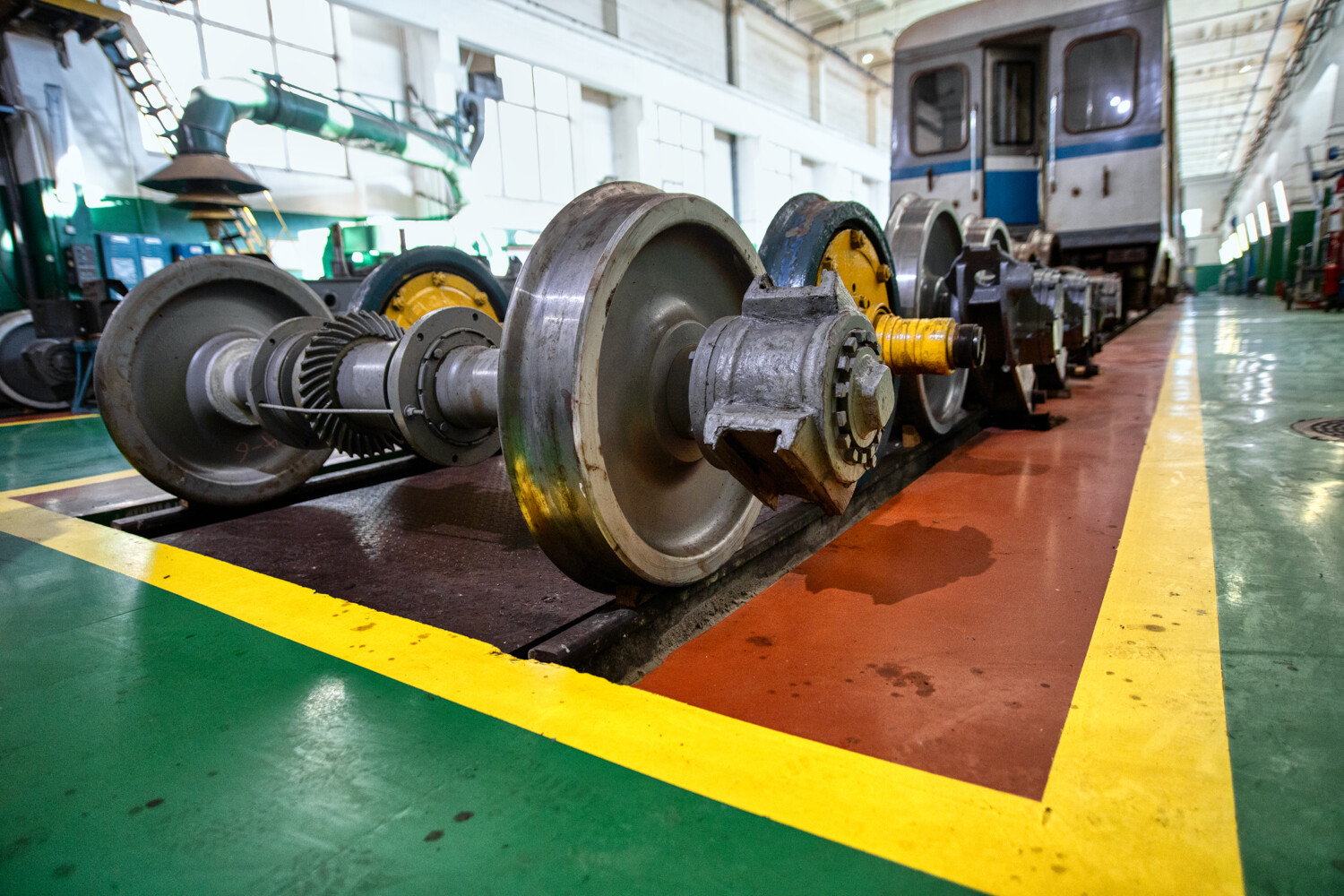 ArtStation - 60 photos of the metro depot, train parking and repair ...