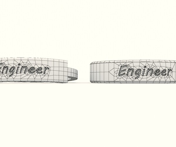 ArtStation - Engineer Couple Ring Platinum | Resources