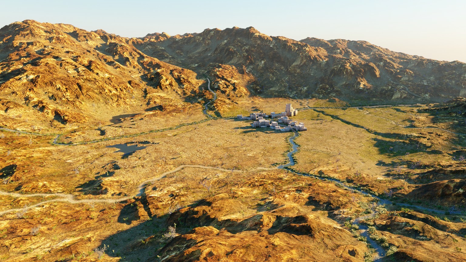 ArtStation - Hidden village | Game Assets