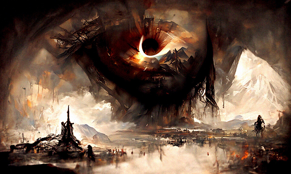 ArtStation - Eye of mordor | Artworks