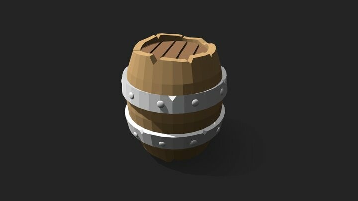 ArtStation - 3D Game assets - Crate- Barrel- Chest | Game Assets